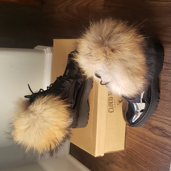 Cloud 9 | Shoes | Nib Cloud Nine Ladies Brooke Boot With Racoon Fur ...